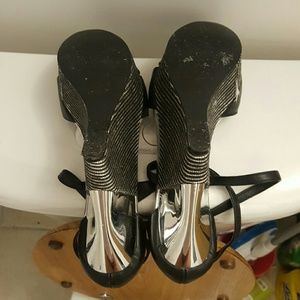 Call It Spring | Shoes | Black And Silver Call It Spring Platform Heels ...