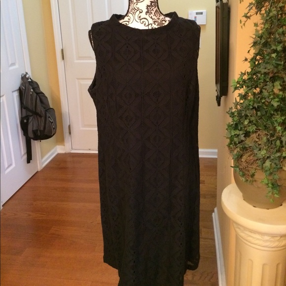 Merona | Dresses | Merona Black Shift Dress 6 Nwot | Poshmark