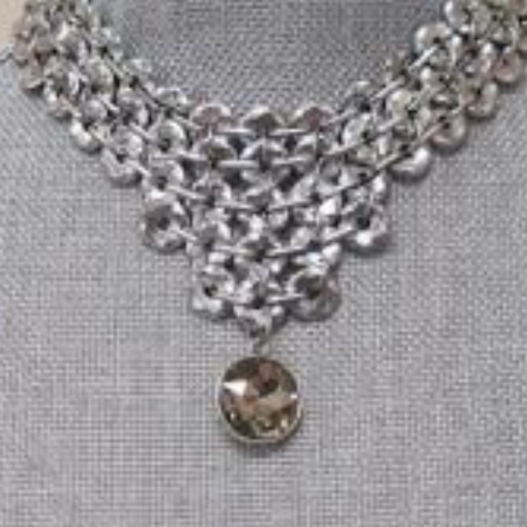 Dominique | Jewelry | Quality Antiqued Silver Topaz Designer Necklace ...