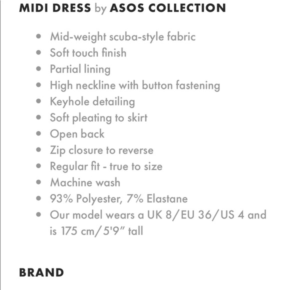 Asos Dresses Asos Halter Neck Full Midi Dress Plungeivoryus Poshmark