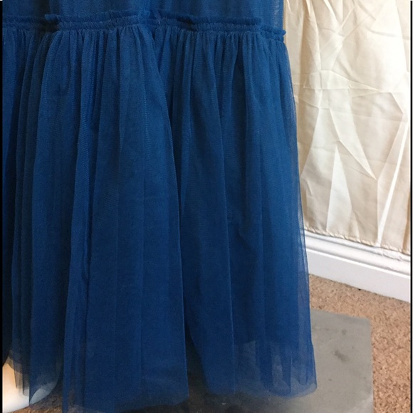 Va Et Vien | Dresses | Va Et Vien Navy Tule Full Length Gown | Poshmark