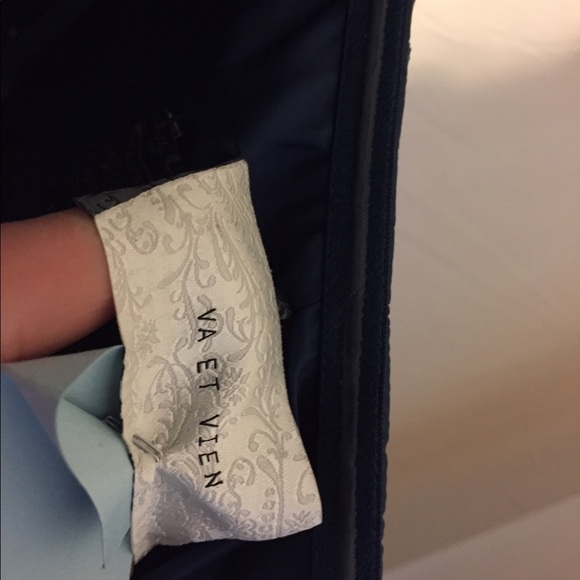 Va Et Vien | Dresses | Va Et Vien Navy Tule Full Length Gown | Poshmark