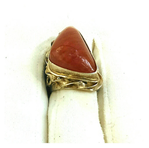 Accessories | Red Jasper In Sterling Silver Man Or Woman Ring | Poshmark