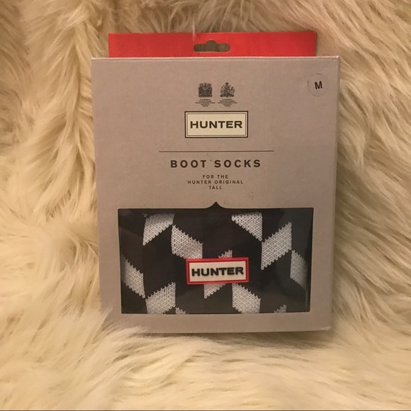 Hunter | Accessories | Hunter Tall Original Geometric Boot Socks | Poshmark