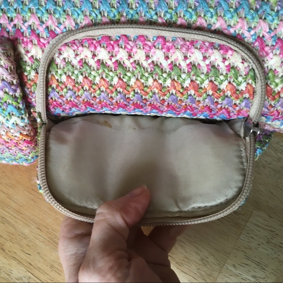 Minicci | Bags | Minicci Handbag Purse Multi Color Woven Rainbow | Poshmark