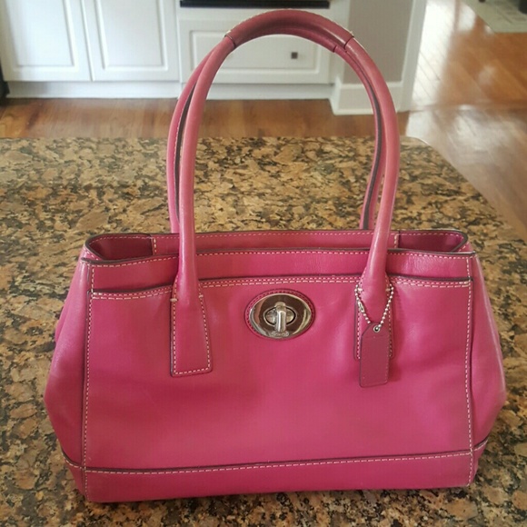 Coach | Bags | Fuschia Pink Coach Purse | Poshmark