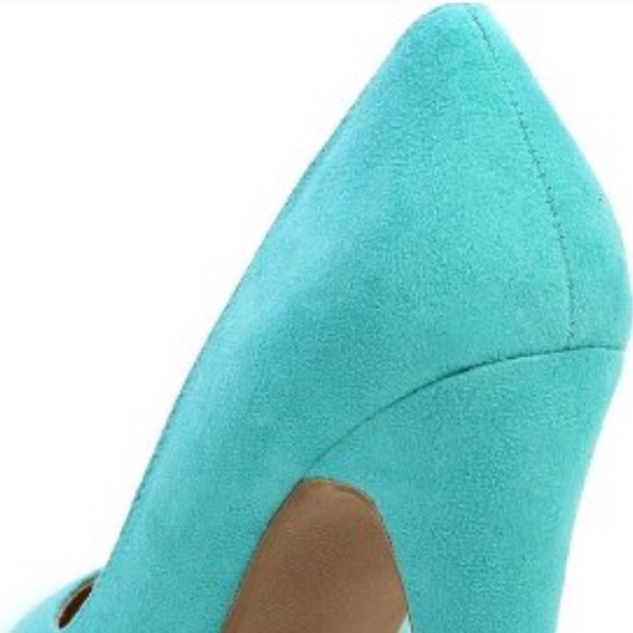 DIVA Lounge | Shoes | Turquoise Blue Platform Heels | Poshmark