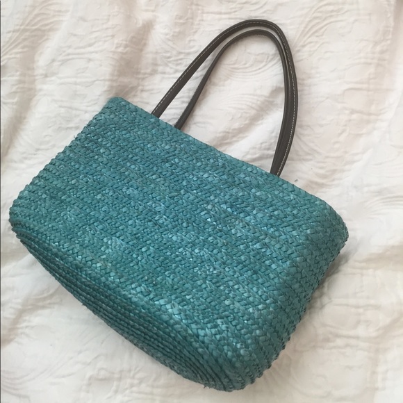 Vintage | Bags | Cute Blue Straw Mini Bag | Poshmark