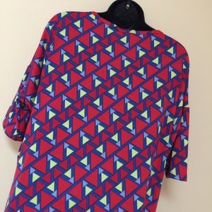 LuLaRoe | Tops | Lularoe Irma Geometric Print High Low Tunic | Poshmark