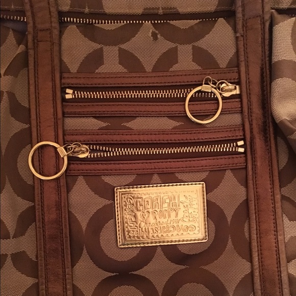 Coach | Bags | Brown Poppy Collection Coach Purse | Poshmark