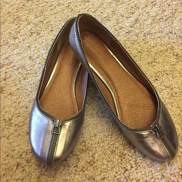Corso Comi | Shoes | Pewter Colored Shoe With Zipper Detail | Poshmark
