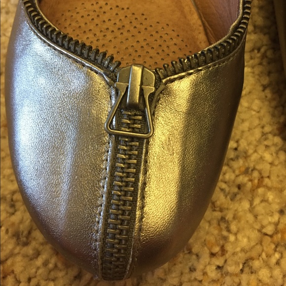 Corso Comi | Shoes | Pewter Colored Shoe With Zipper Detail | Poshmark
