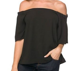maymay's Boutique - Cute off shoulder top Black or pink from ! mandy's ...