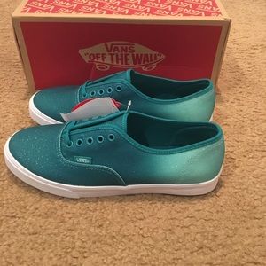 Vans | Shoes | 2 Tone Glitter Authentic Lo Pro Vans | Poshmark