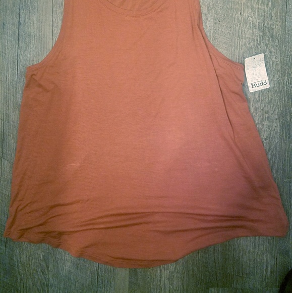 Mudd | Tops | Last Nwt Burnt Orange Racerback Tank | Poshmark