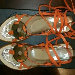 Studio | Shoes | Studio 9 Leather Lace Up Sandal | Poshmark