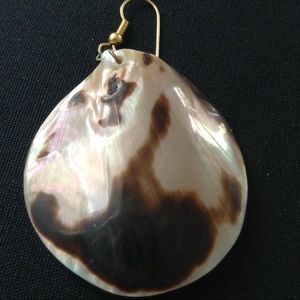 Vintage | Jewelry | Vintage Large Round Shell Earrings | Poshmark