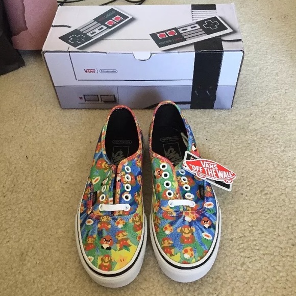 Vans | Shoes | Vans Authentic X Nintendo Super Mario Size 65m8w | Poshmark