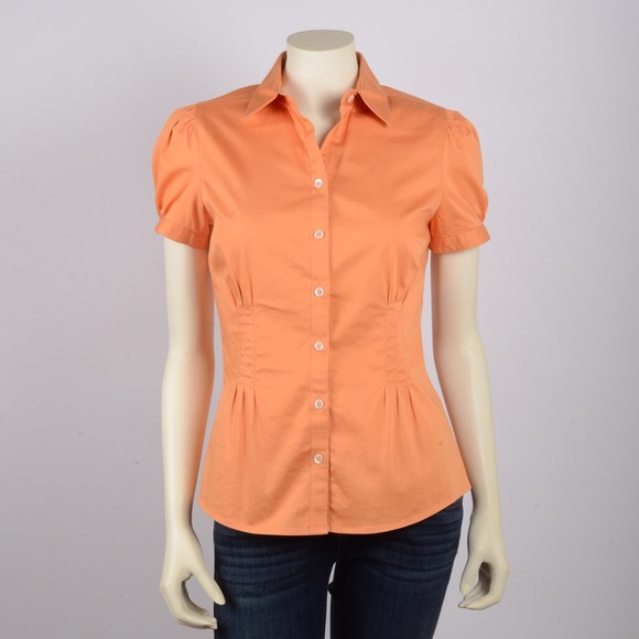 Banana Republic | Tops | Banana Republic Tangerine Top | Poshmark