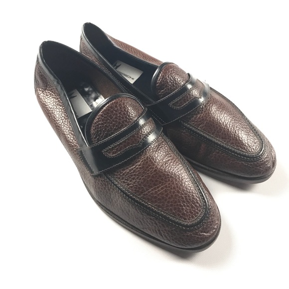Moreschi | Shoes | Size 75 Moreschi Brass Boot Leather Penny Loafers ...