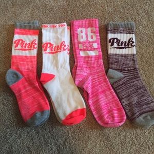 PINK Victoria's Secret | Accessories | Victorias Secret Pink Socks ...