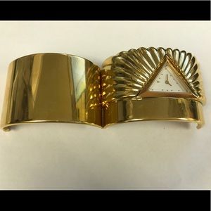 The Franklin Mint | Jewelry | Pyramid Cuff Watch The Franklin Mint ...