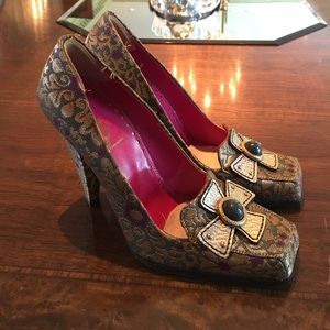 82% off Yves Saint Laurent Shoes - Yves Saint Laurent Platform Lace Up ...