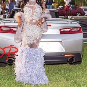Dresses | Silver Prom Dress | Poshmark