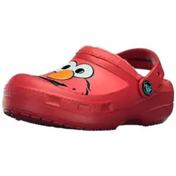 CROCS | Shoes | Last Pair5sz 3 Kids Red Elmo Crocs Clogs New | Poshmark