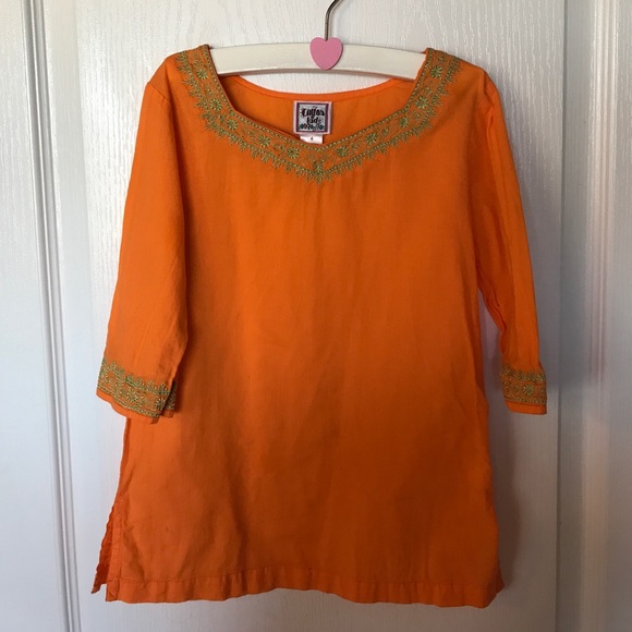 Cotton Kids | Swim | Orange Motherdaughter Matching Swim Cover Ups ...