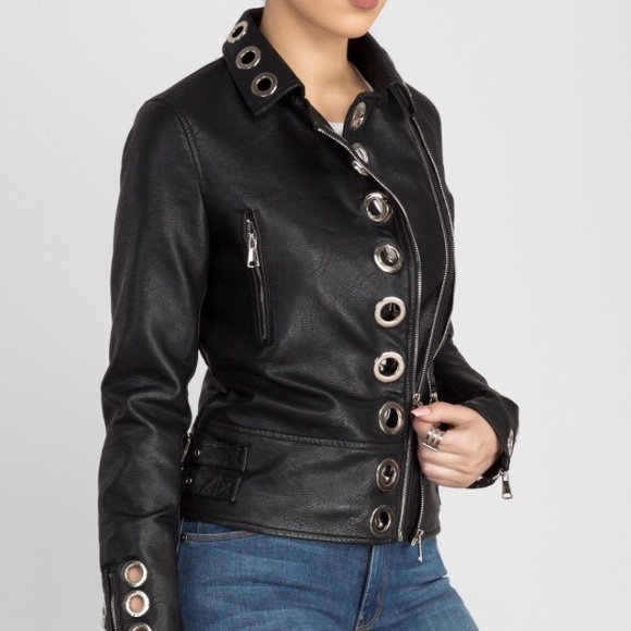 Jackets & Coats | Hole In One Black Leather Jacket | Poshmark