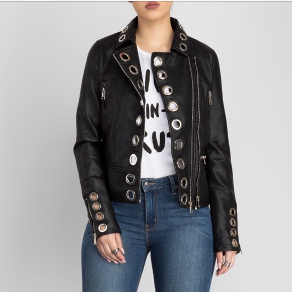 Jackets & Coats | Hole In One Black Leather Jacket | Poshmark