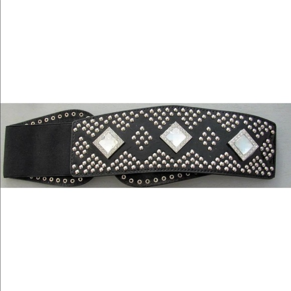 Montana West | Accessories | Montana West Medium Stretch Rhinestone ...