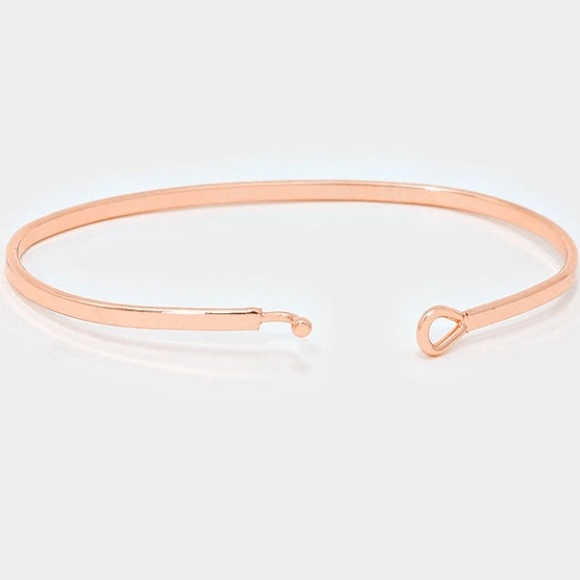 Jewelry | Single Lady Mantra Bangle Bracelet Rose Gold | Poshmark
