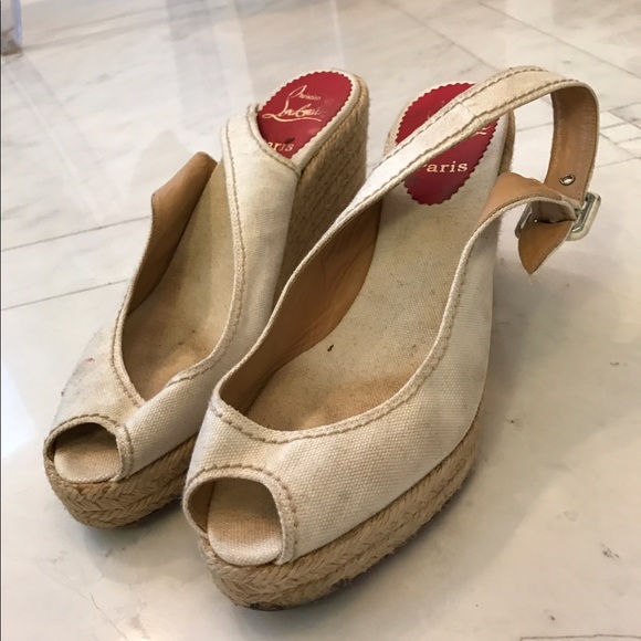 Christian Louboutin | Shoes | Christian Louboutin Wedges | Poshmark