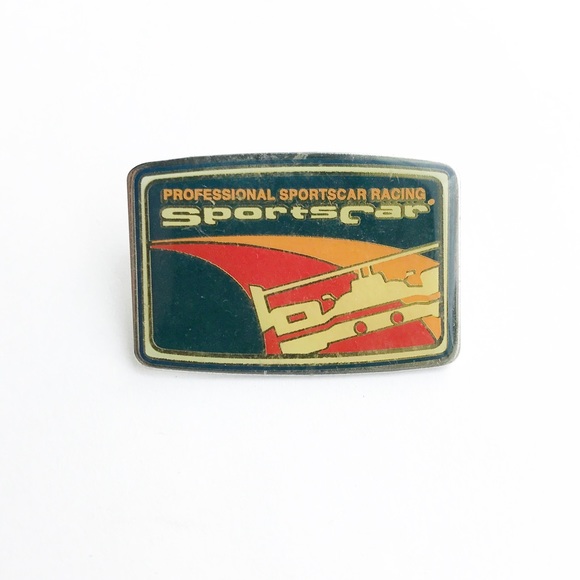 Vintage | Accessories | Vintage Sportscar Racing Enamel Pin | Poshmark
