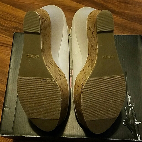 JustFab | Shoes | Justfab Kerry Natural Wedges 1 | Poshmark