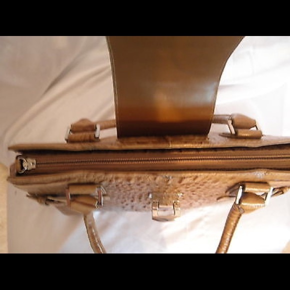 Charlie Lapson | Bags | Charlie Lapson Tan Crocodile Embossed Purse ...