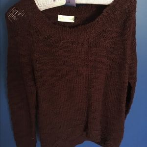 Modcloth | Sweaters | Modcloth Maroon Chunky Sweater Size M | Poshmark