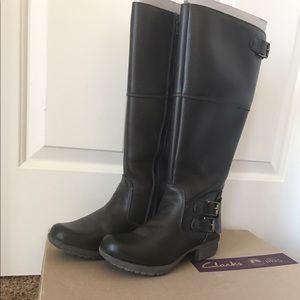 Clarks | Shoes | Clarks Riddle Phrase Boots Size 7 Color Brown | Poshmark