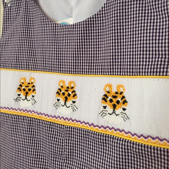 KREWE | One Pieces | Krewe Lsu Baby Boy Smock Size 24m | Poshmark
