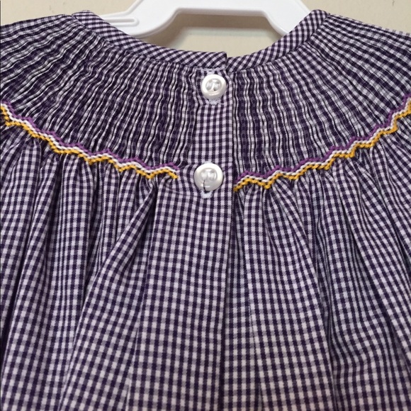 KREWE | Dresses | Krewe Lsu Tiger Baby Girl Smock Dress | Poshmark