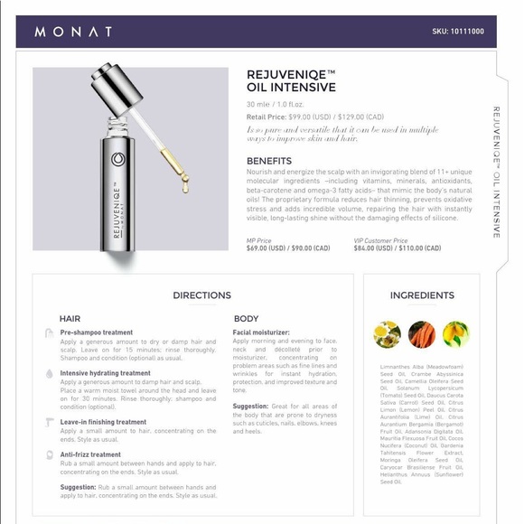 MONAT GLOBAL | Makeup | Rejuvenique Oil By Monat | Poshmark