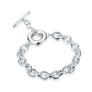 Jewelry | 925 Sterling Silver Toggle Bracelet | Poshmark