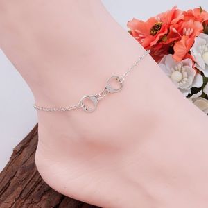 Feminine Edge | Jewelry | Silver Handcuffs Anklet Ankle Bracelet | Poshmark