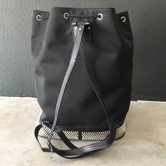 Yves Saint Laurent | Bags | Ysl Studded Bucket Backpack Bag | Poshmark