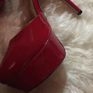 Sole Obsession | Shoes | Cherry Red Platform Heels | Poshmark