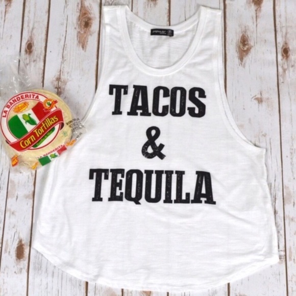Kyoot Clothing | Tops | Tacos Tequila Muscle Tee | Poshmark