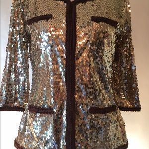 IMAN | Jackets & Coats | Iman Sequin Jacket | Poshmark