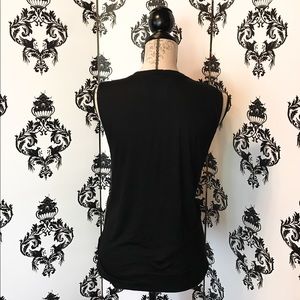 Tops | Nwt Super Cool Patriotic Skull Lace Up Tank | Poshmark